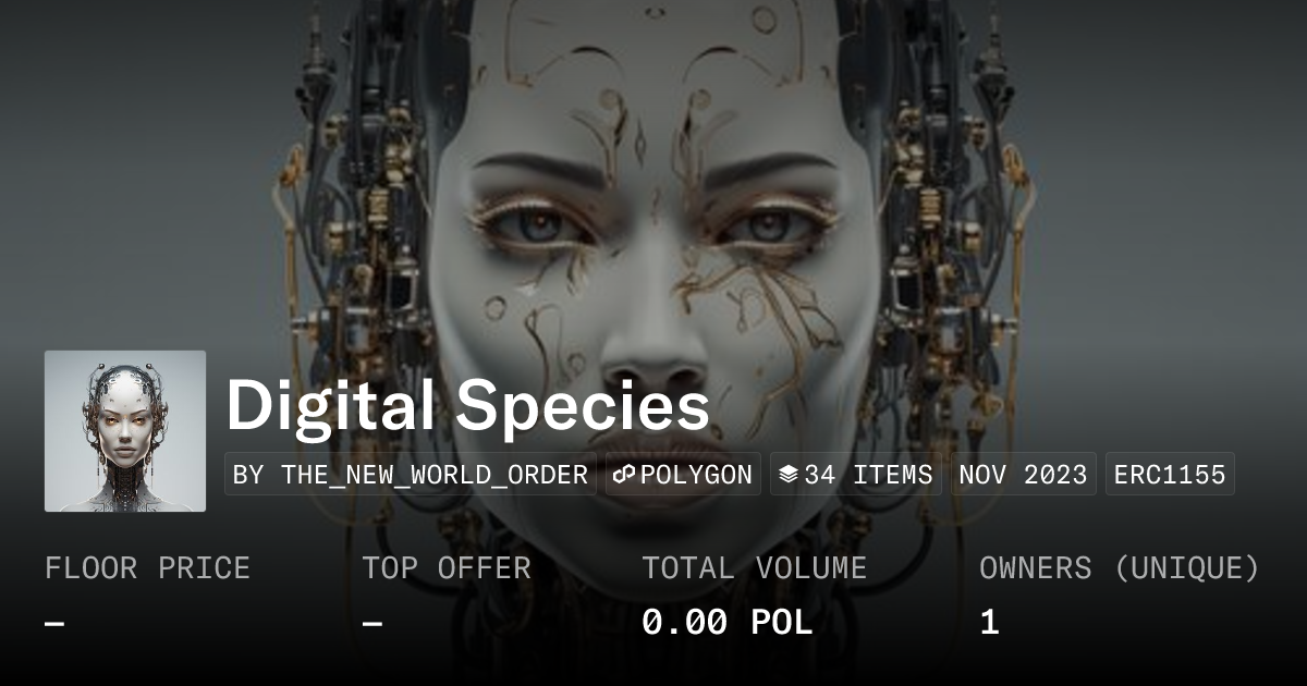 Digital Species - Collection | OpenSea