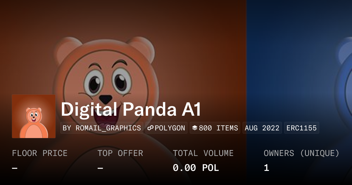 Digital Panda A1 - Collection | OpenSea
