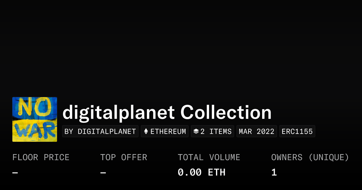digitalplanet Collection - Collection | OpenSea