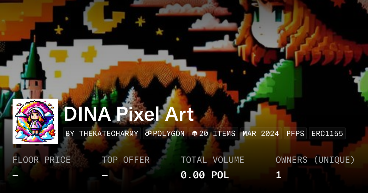 DINA Pixel Art - Collection | OpenSea