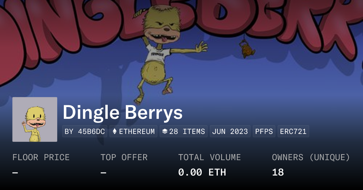 Dingle Berrys - Collection | OpenSea