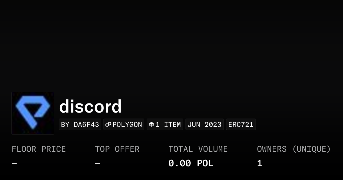 discord - Collection | OpenSea