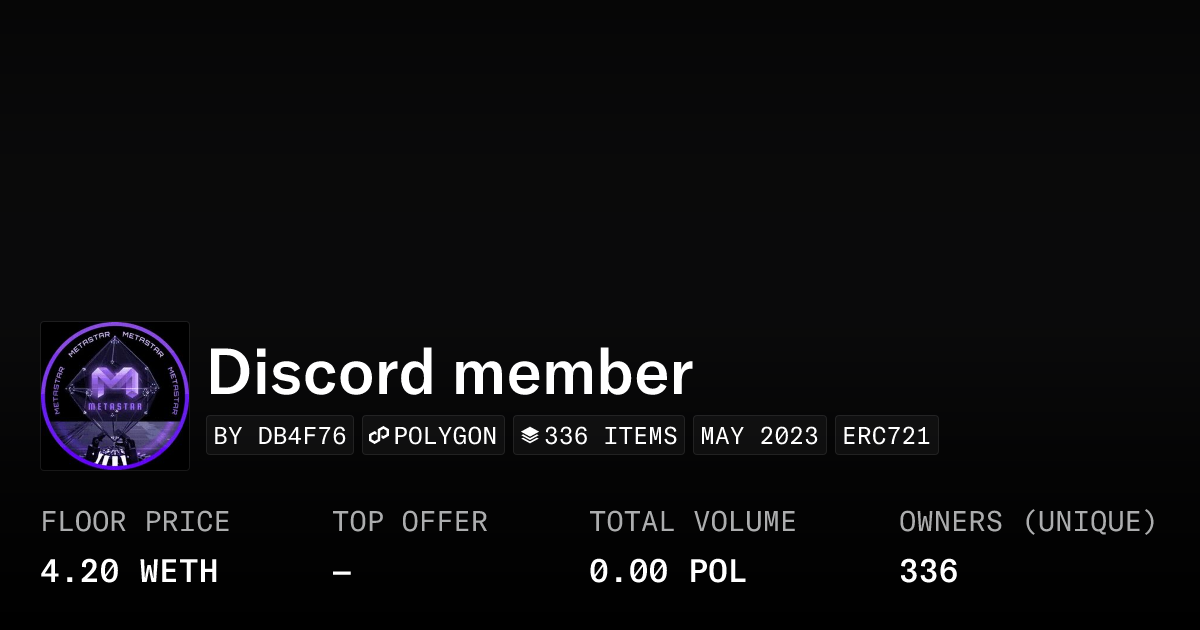 Discord member - Collection | OpenSea