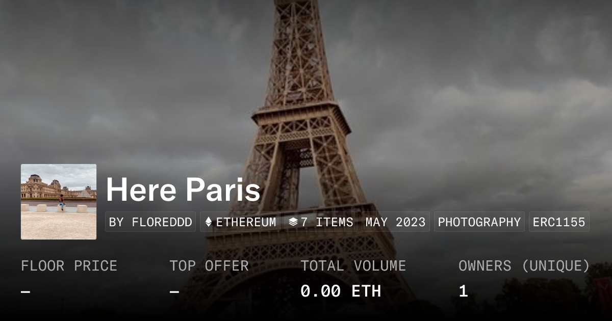 Here Paris - Collection | OpenSea