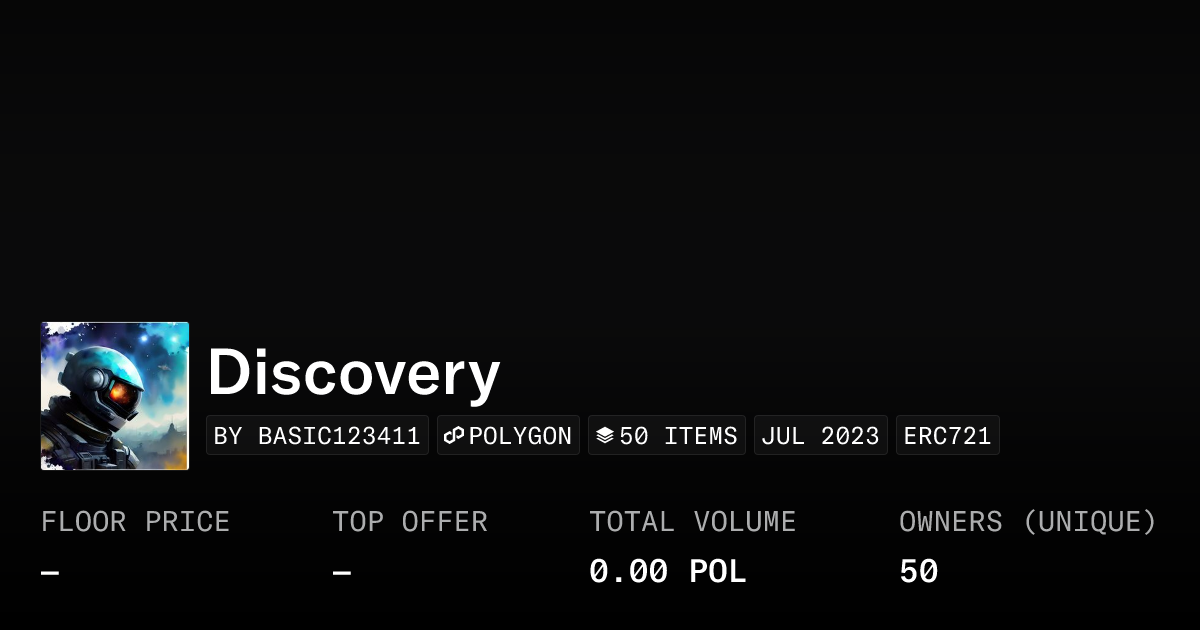 Discovery - Collection | OpenSea