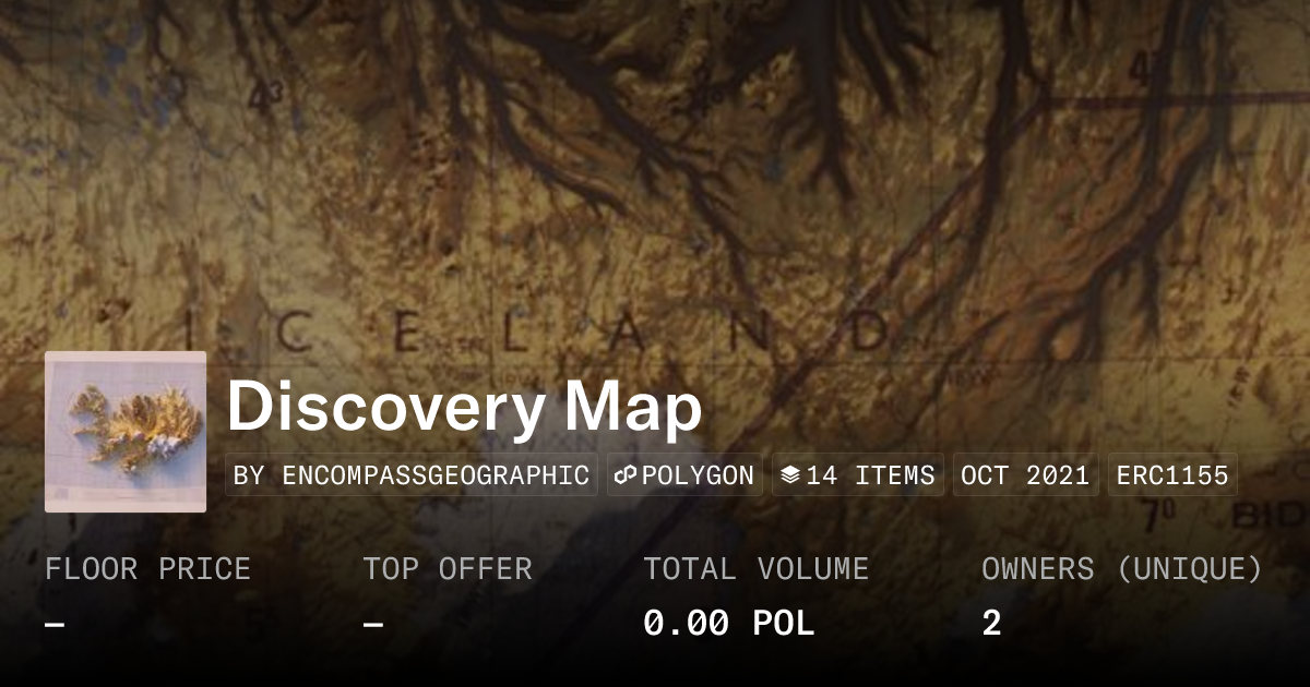 Discovery Map - Colección | OpenSea