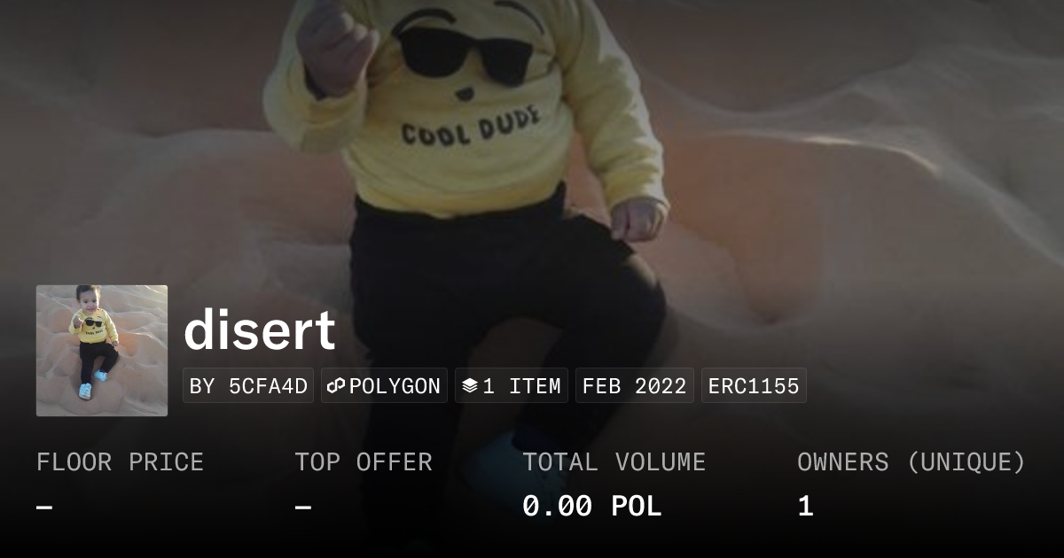 disert - Collection | OpenSea