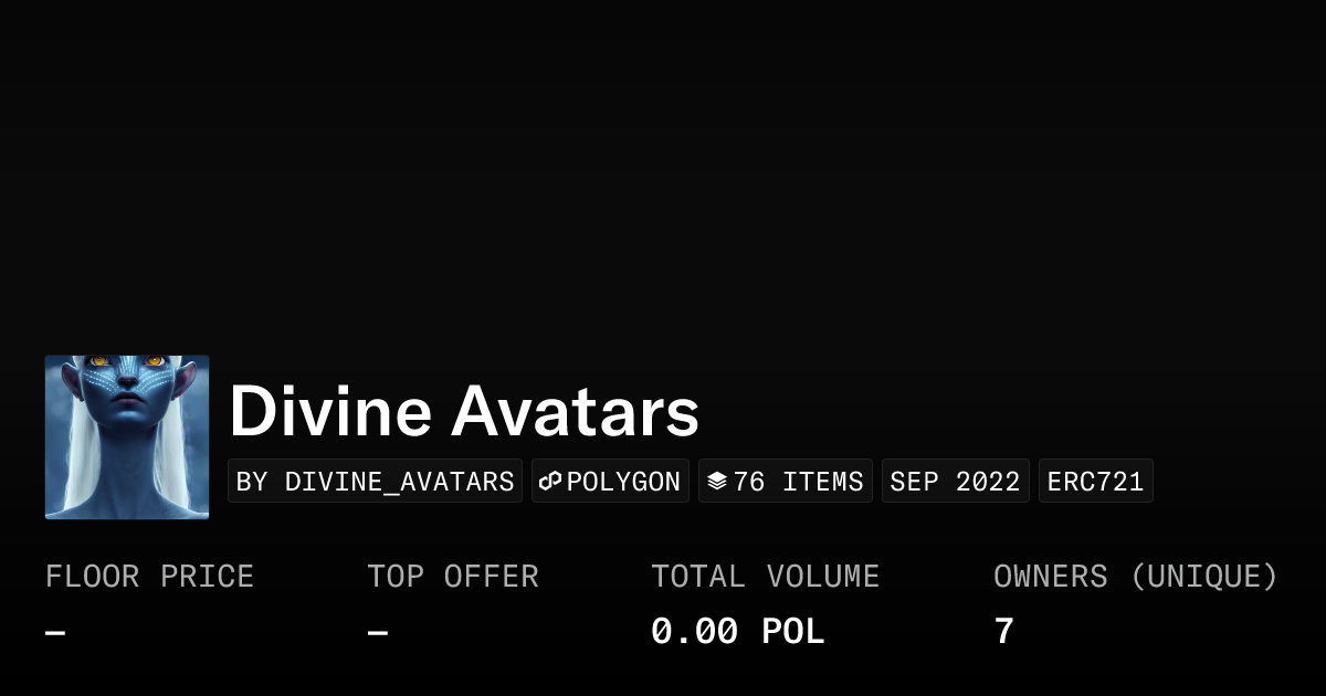 Divine Avatars - Collection | OpenSea