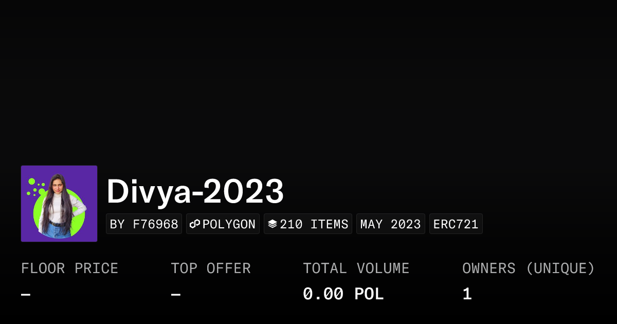 Divya-2023 - Collection | OpenSea