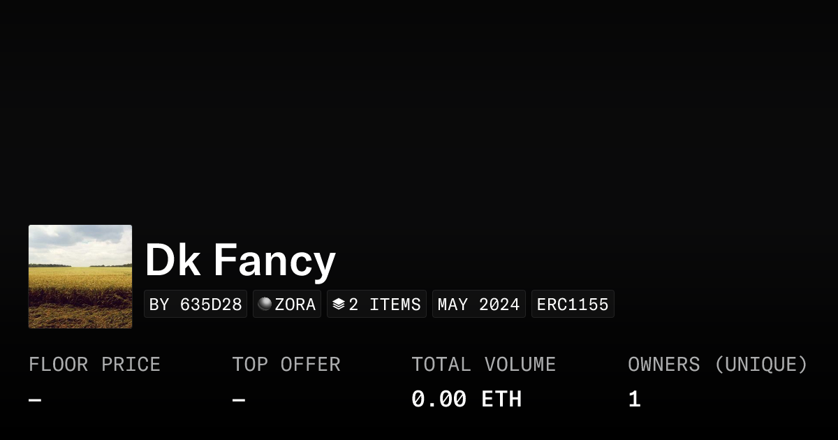 Dk Fancy - Collection | OpenSea