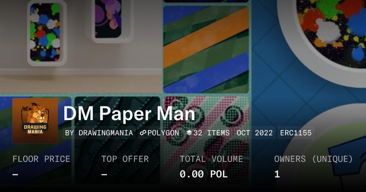 DM Paper Man - Collection | OpenSea