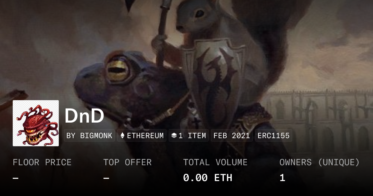 DnD - Collection | OpenSea