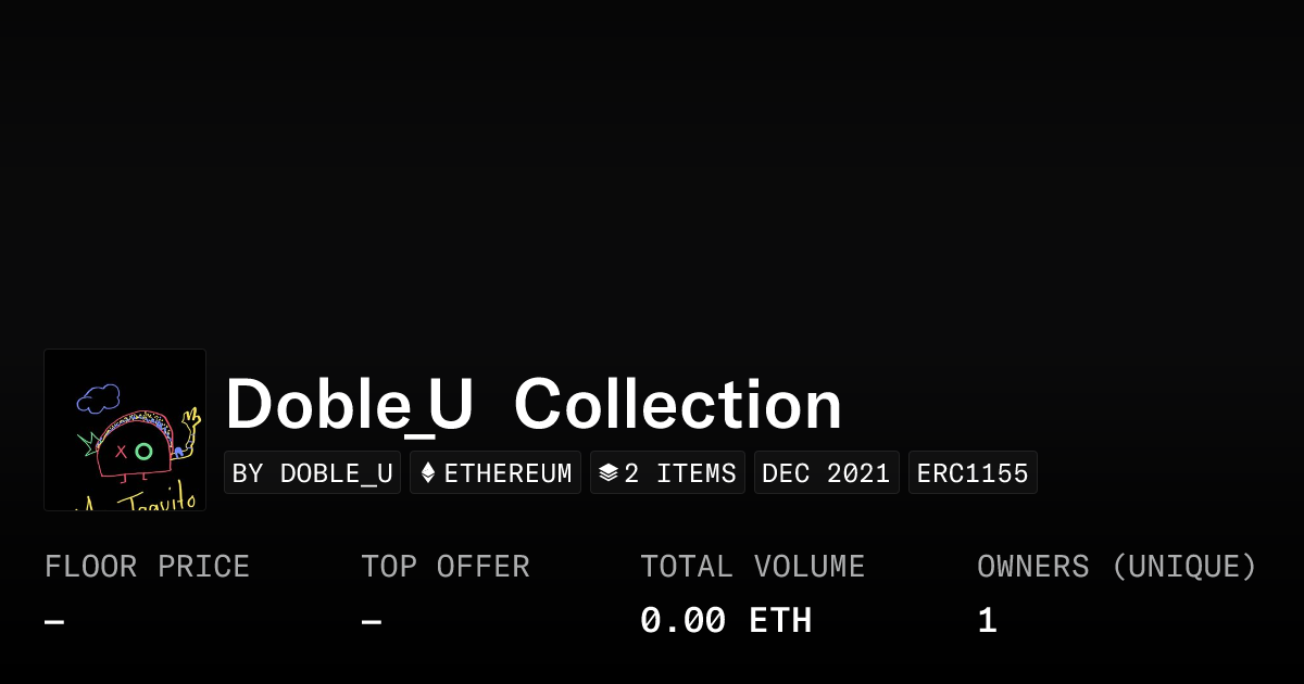 Doble_U Collection - Collection | OpenSea