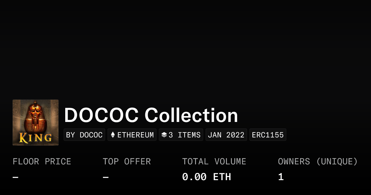 DOCOC Collection - Collection | OpenSea