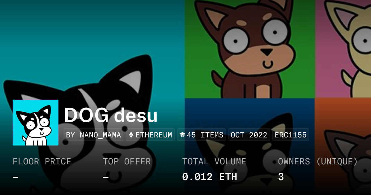 DOG desu - Collection | OpenSea
