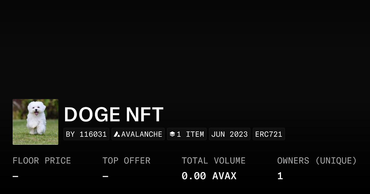 DOGE NFT - Collection | OpenSea