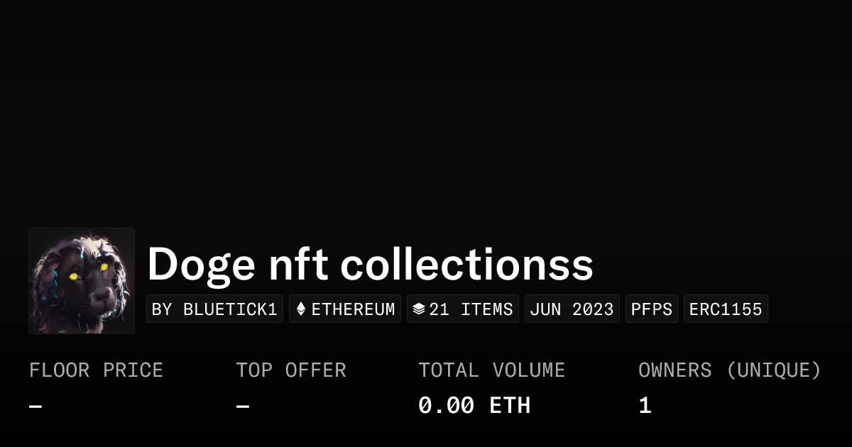 Doge nft collectionss - Collection | OpenSea