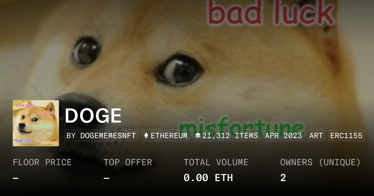 DOGE - Collection | OpenSea