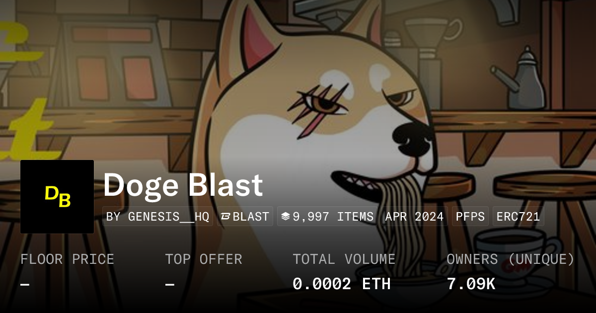 Doge Blast - Collection | OpenSea