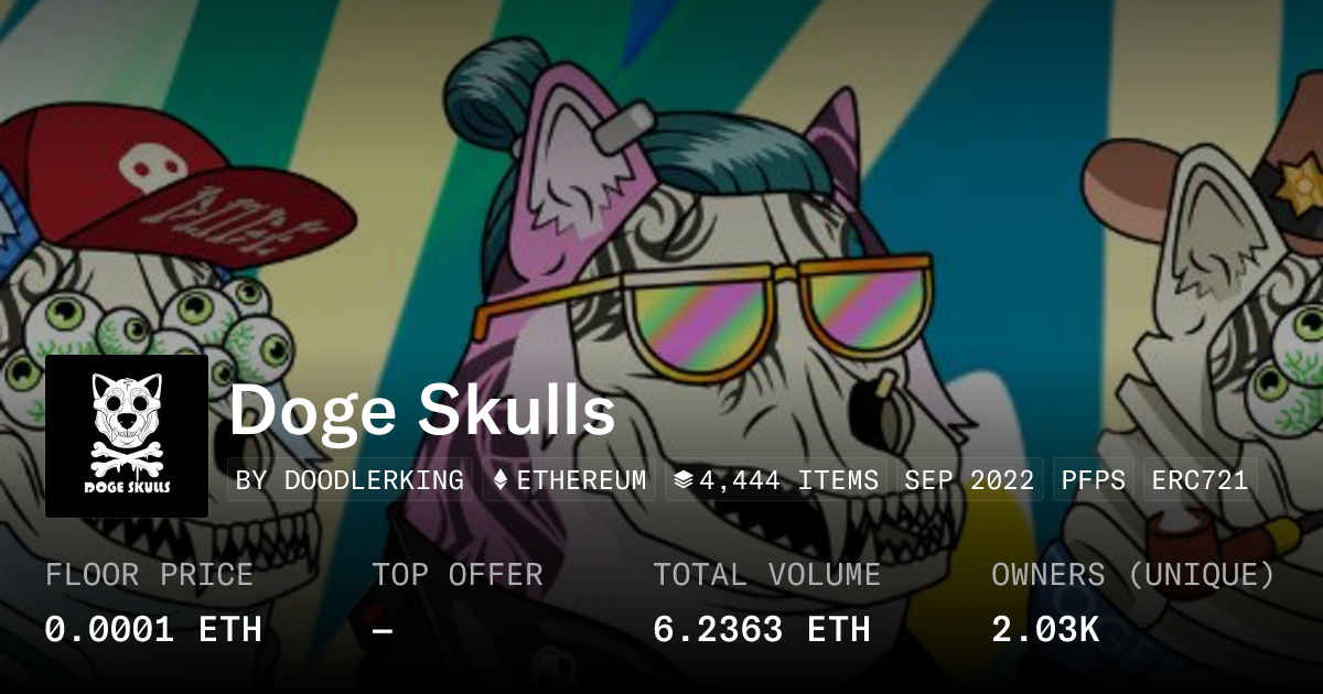 Doge Skulls - Collection | OpenSea