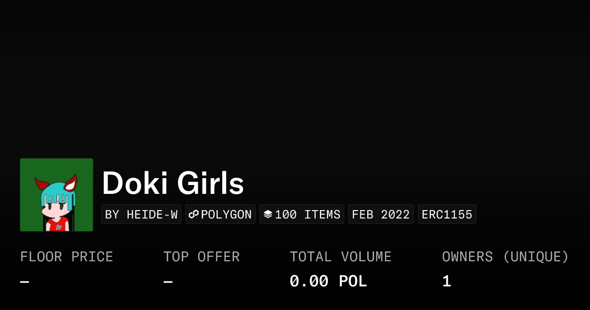 Doki Girls - Collection | OpenSea