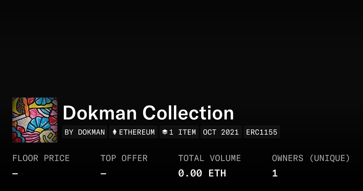 Dokman Collection - Collection | OpenSea