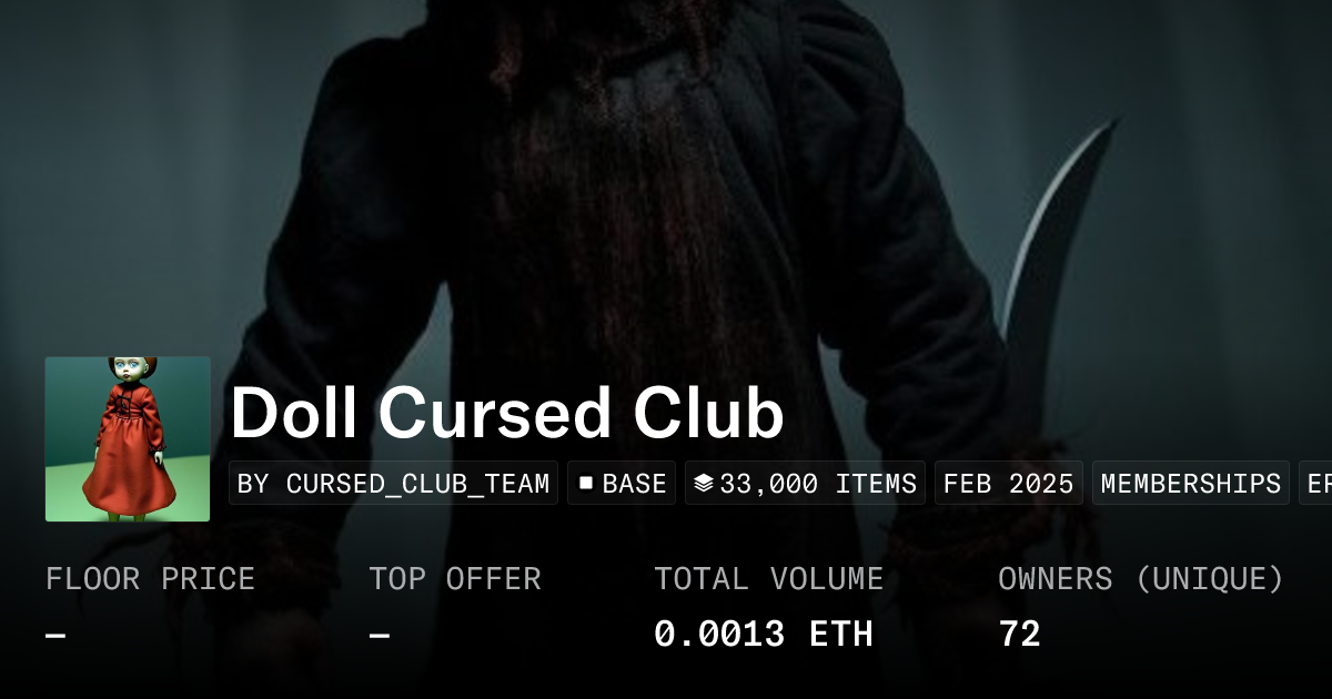 Doll Cursed Club - Collection | OpenSea