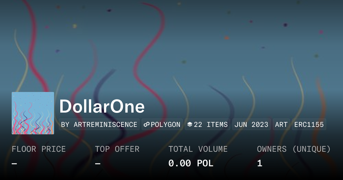 DollarOne - Collection | OpenSea