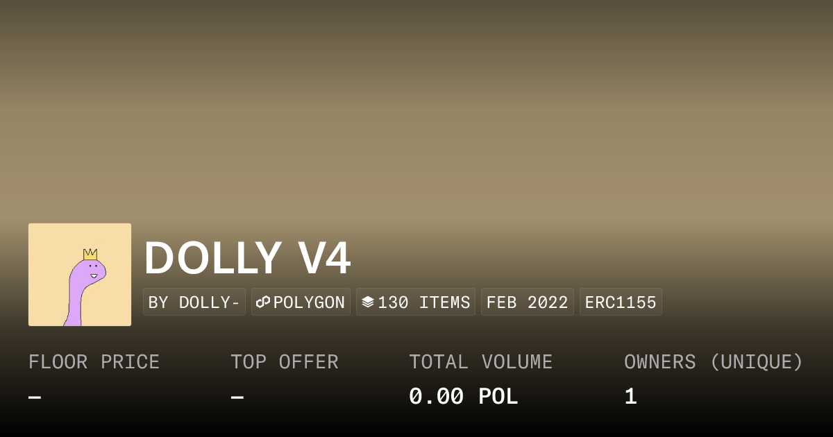 DOLLY V4 - Collection | OpenSea