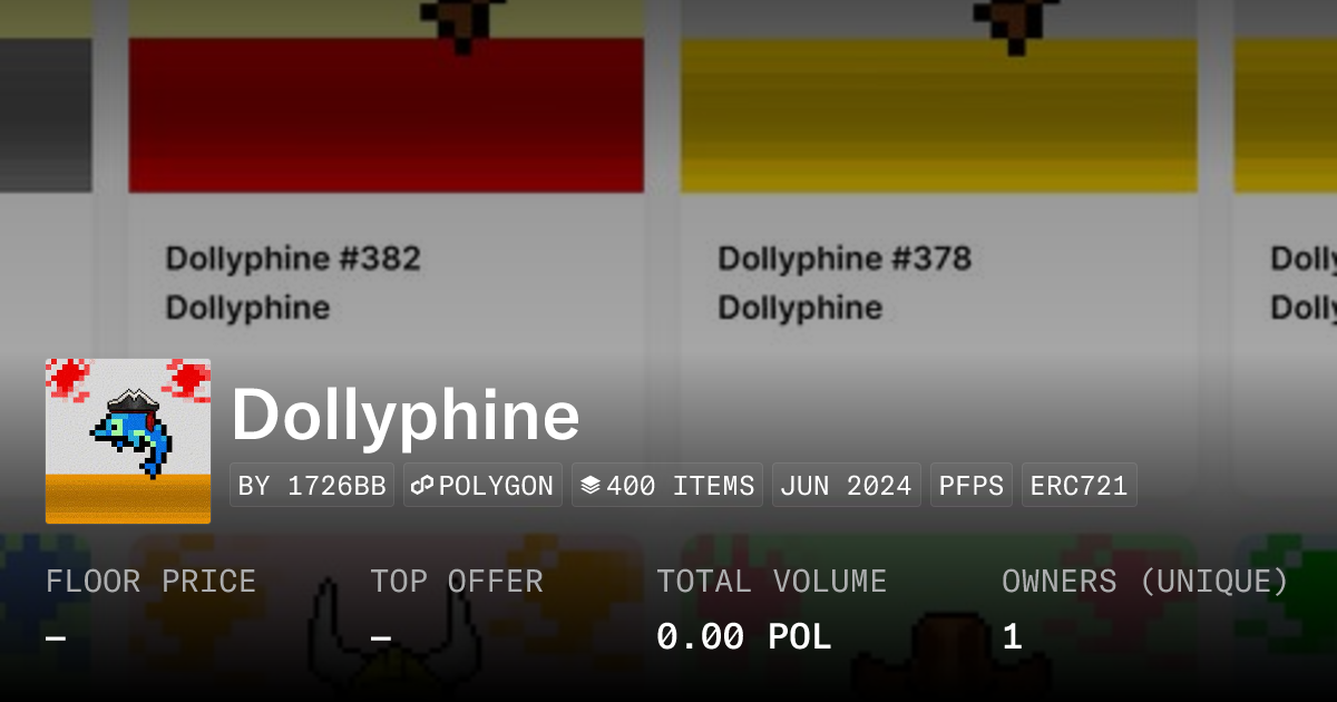 Dollyphine - Collection | OpenSea