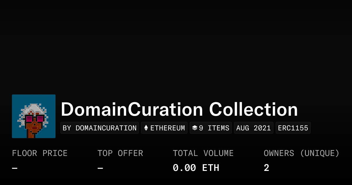 DomainCuration Collection - Collection | OpenSea