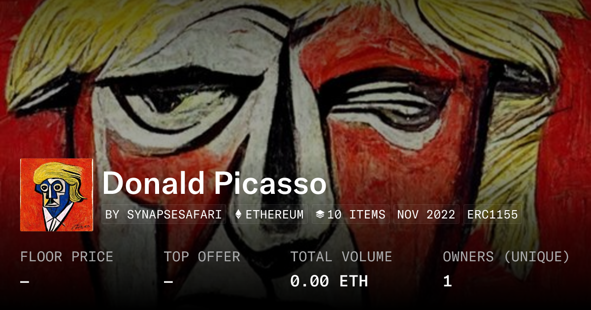 Donald Picasso - Collection | OpenSea