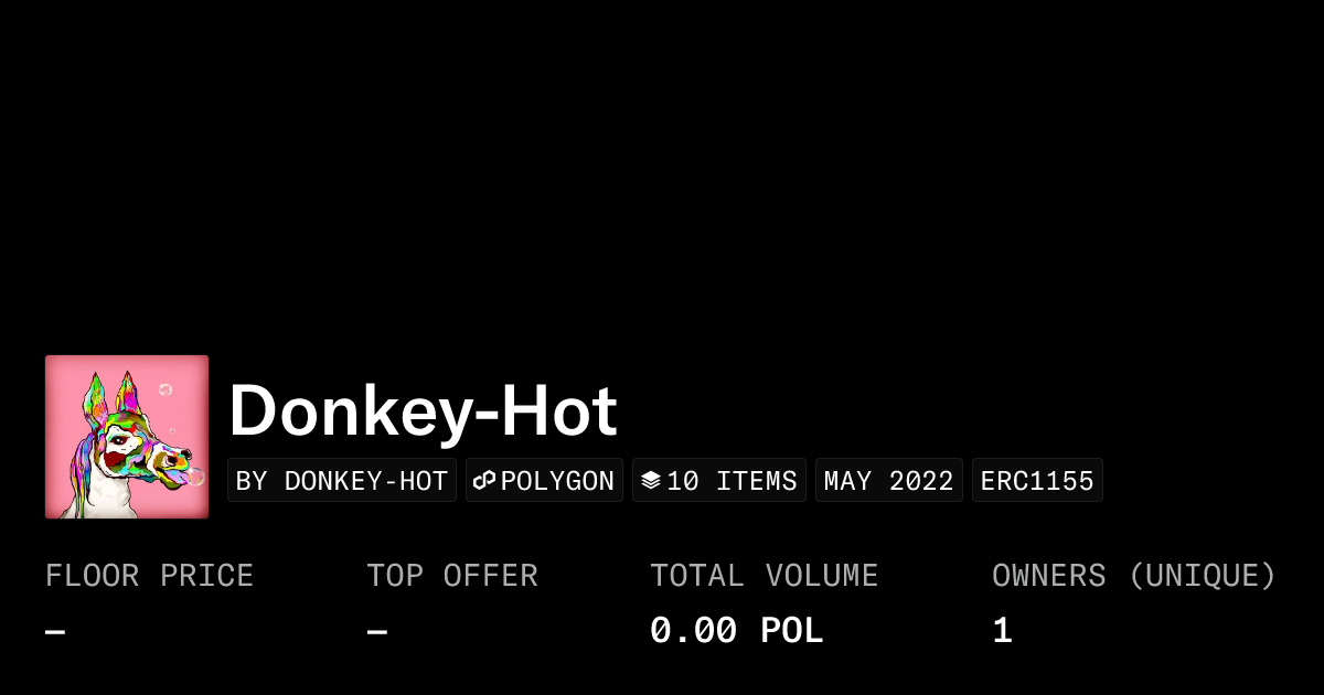 Donkey-Hot - Collection | OpenSea