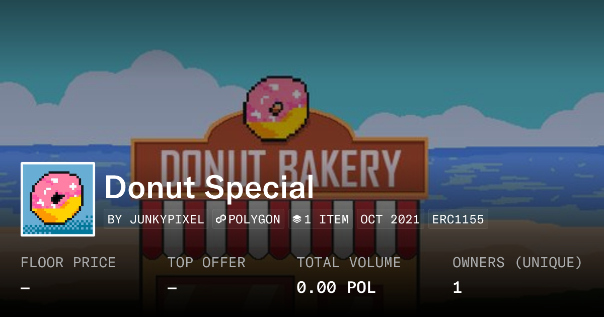 Donut Special - Collection | OpenSea