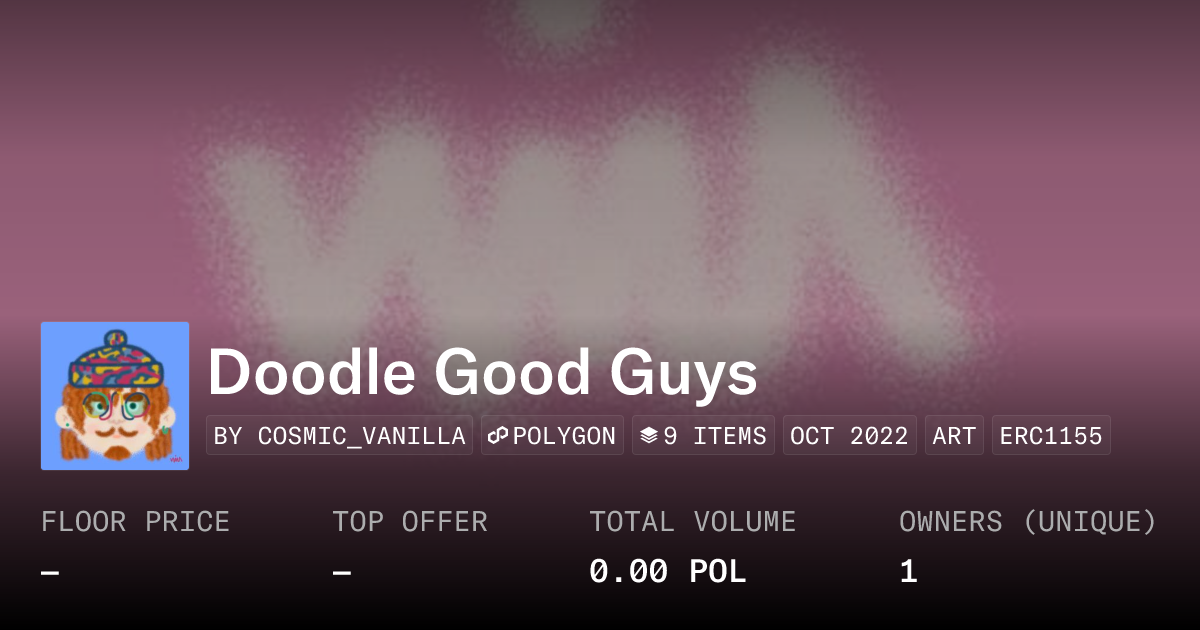 Doodle Good Guys - Collection | OpenSea