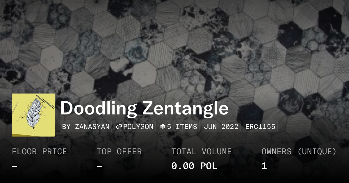 Doodling Zentangle - Collection | OpenSea