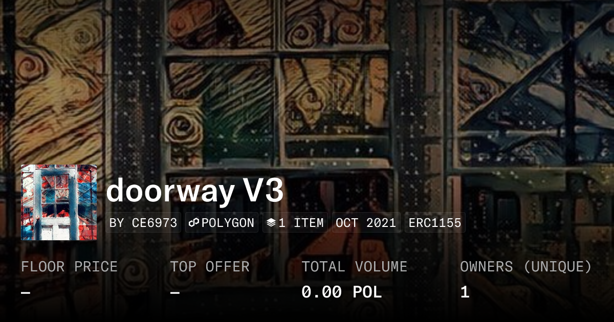 doorway V3 - Collection | OpenSea