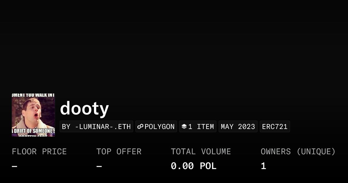 dooty - Collection | OpenSea