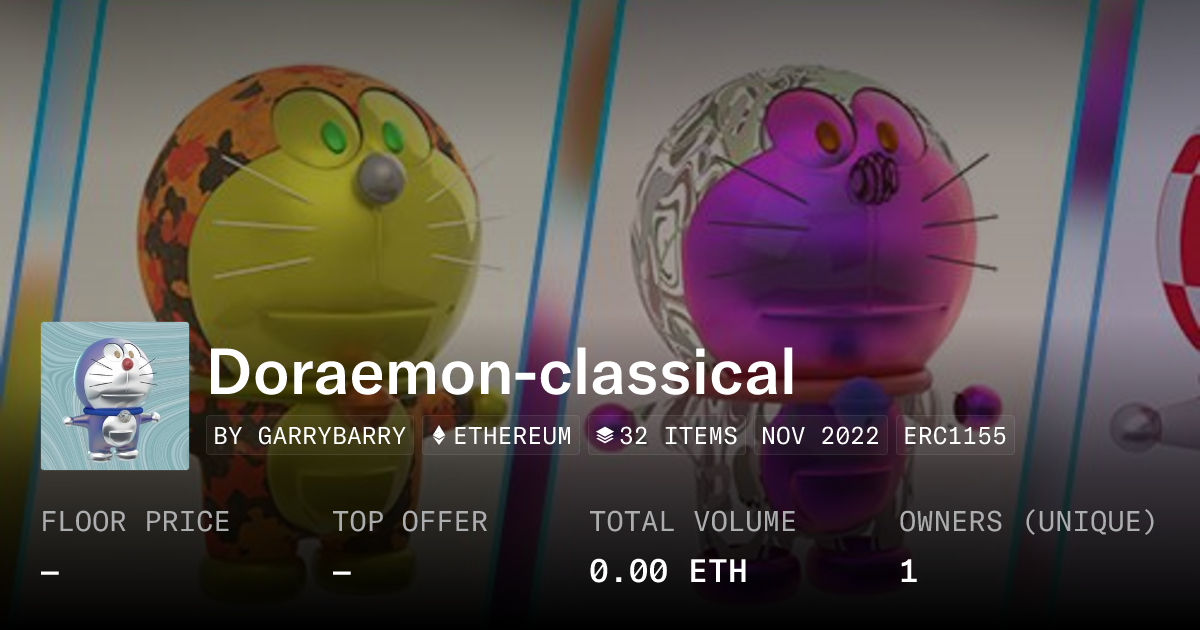 Doraemon-classical - Collection | OpenSea