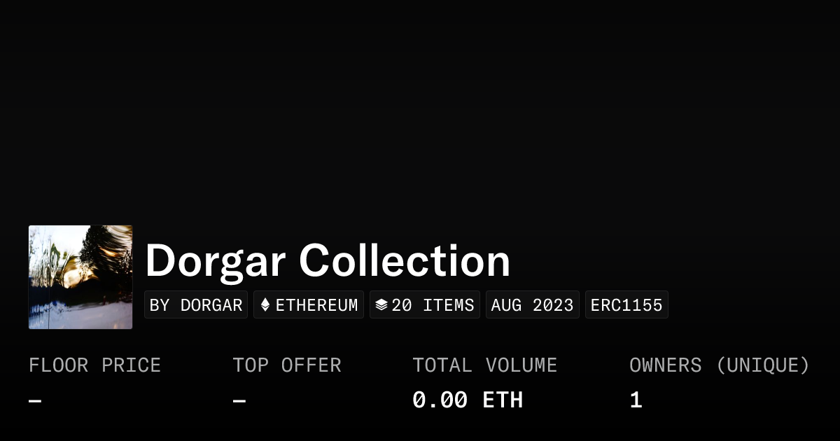 Dorgar Collection - Collection | OpenSea