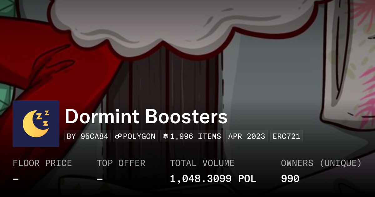 Dormint Boosters - Collection | OpenSea
