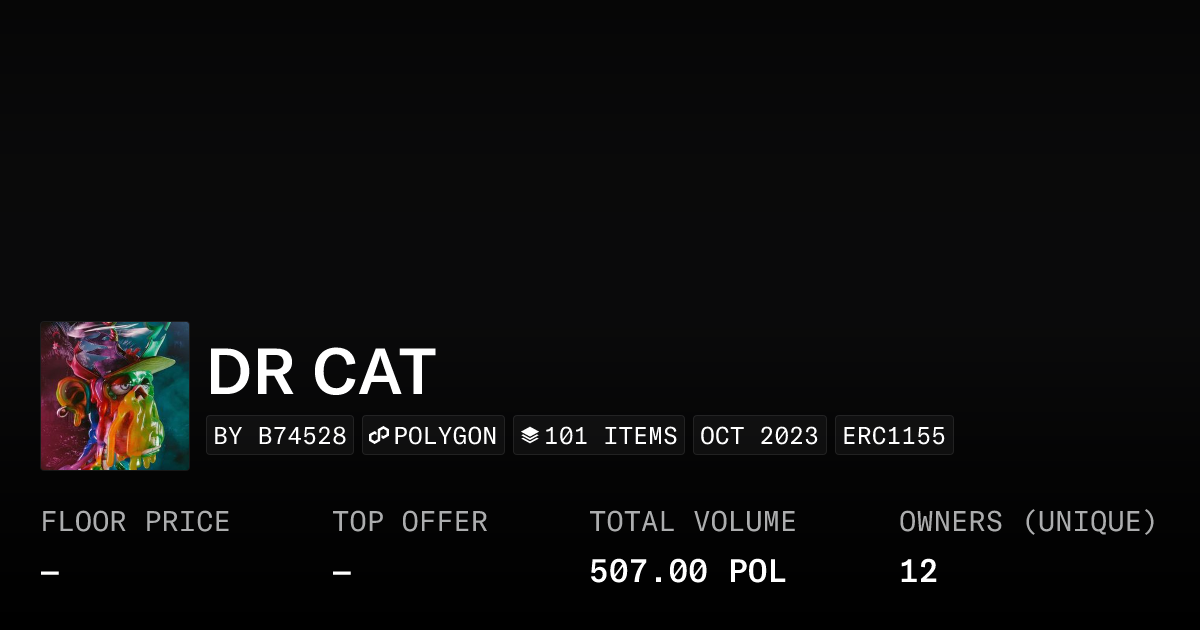 DR CAT - Collection | OpenSea