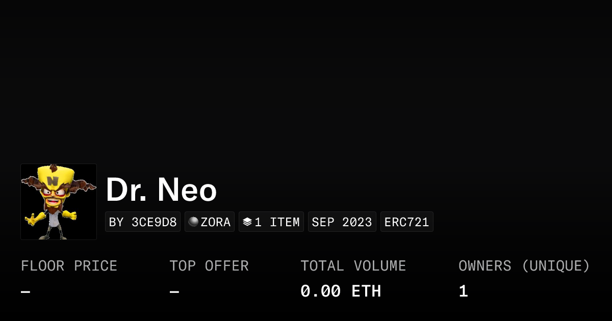 Dr. Neo - Collection | OpenSea