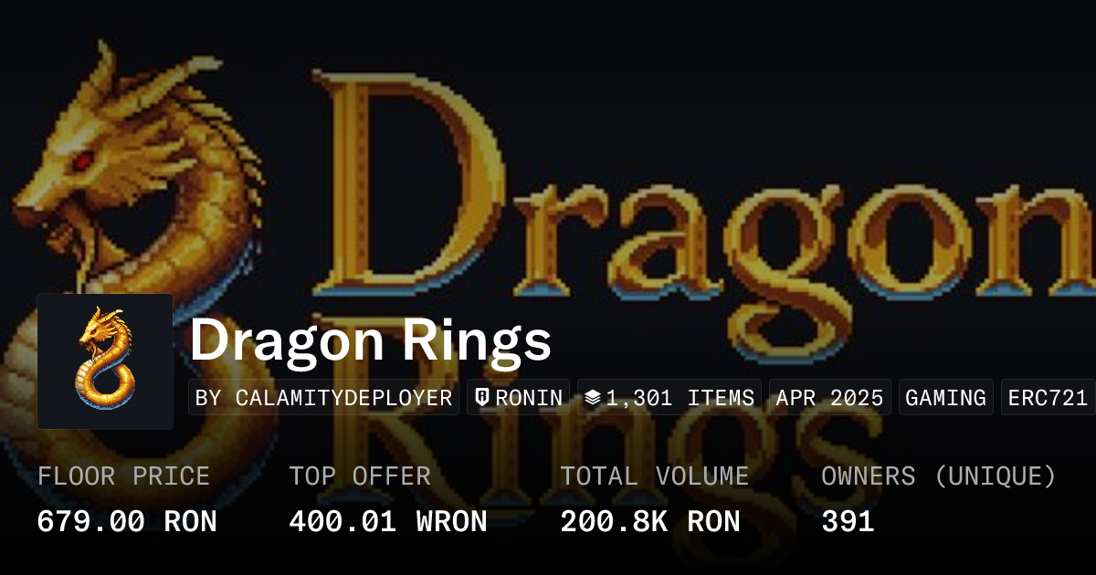 Dragon Rings - Collection | OpenSea