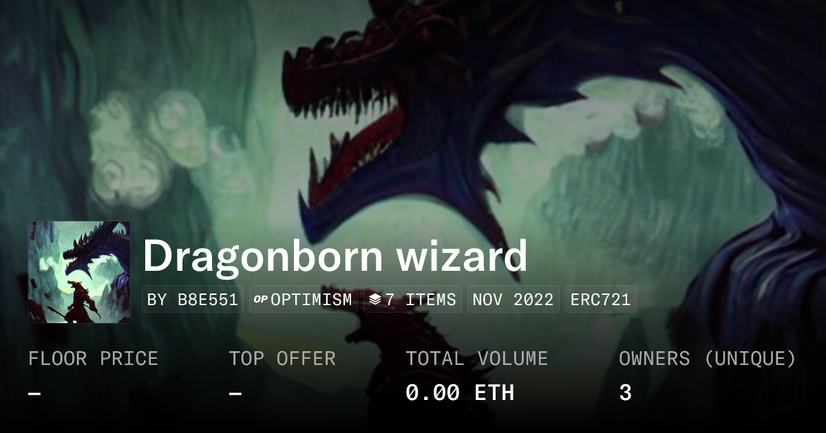 Dragonborn wizard - Collection | OpenSea
