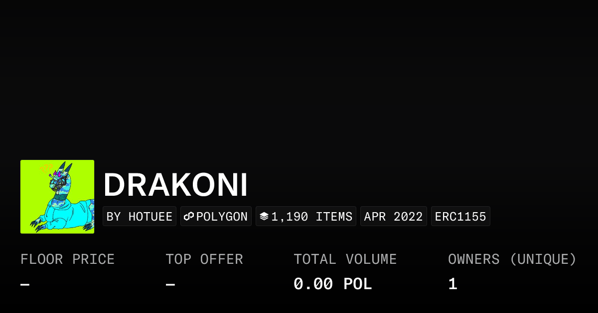 DRAKONI - Collection | OpenSea