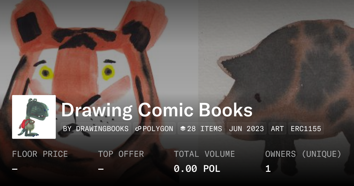 Drawing Comic Books - Collection | OpenSea