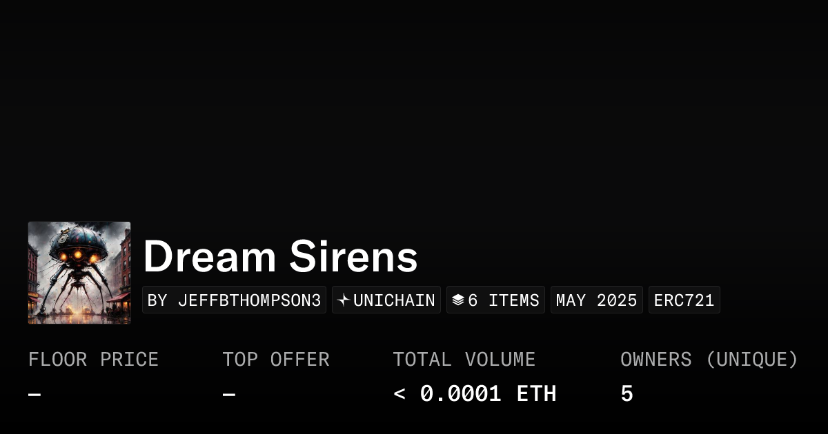 Dream Sirens - Collection | OpenSea