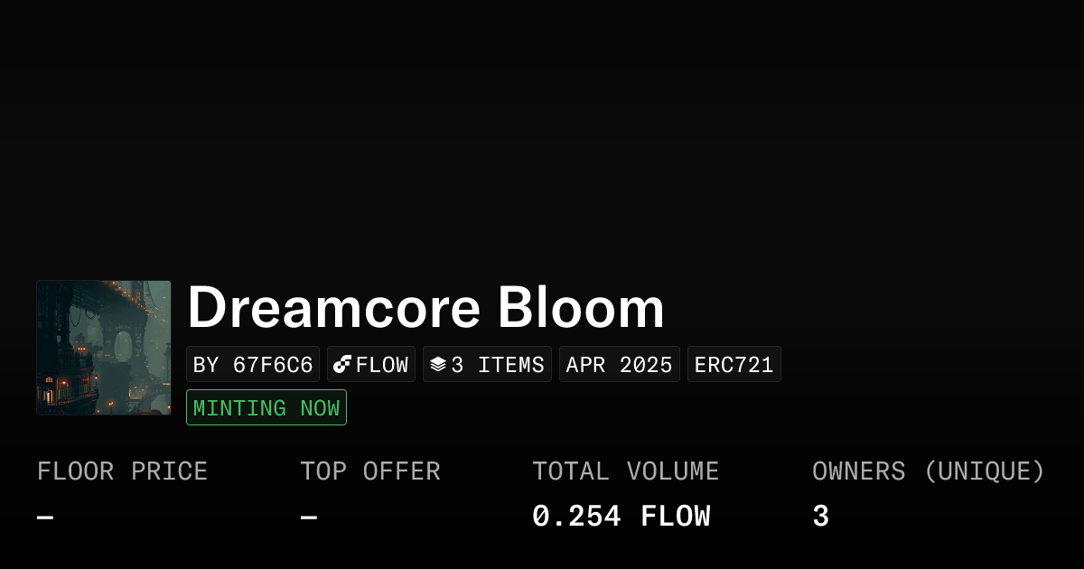 Dreamcore Bloom - Collection | OpenSea