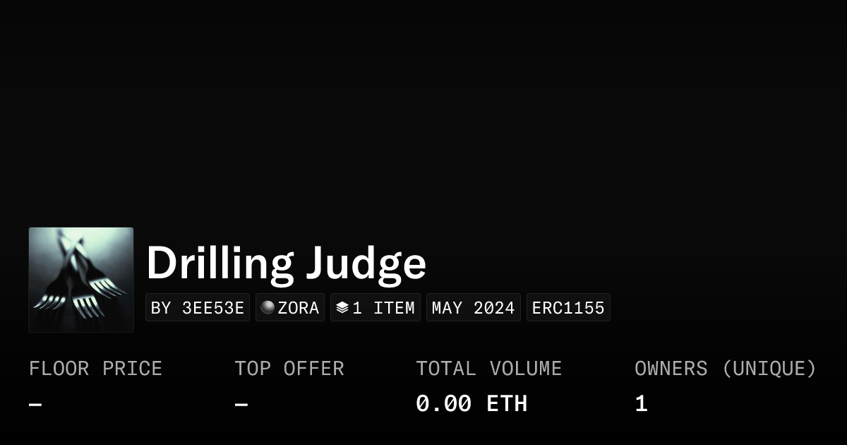 Drilling Judge - Collection | OpenSea